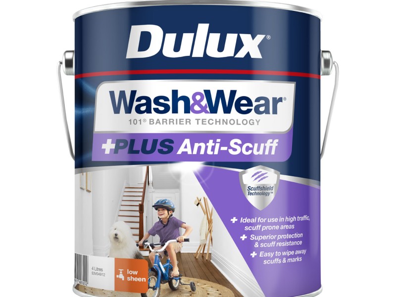 Dulux Wash&Wear +PLUS Anti-Scuff, Low Sheen