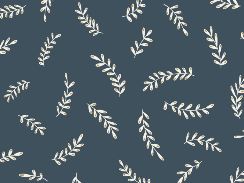 Floral Blue Wallpaper Caselio ETL103096163 Essentiel 1