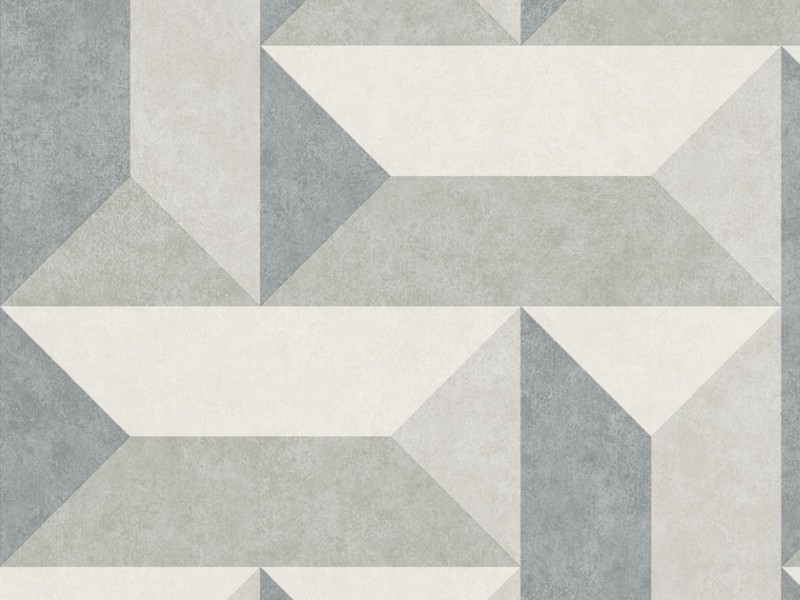 Geometric Feature Wall Contemporary Grey Wallpaper Eijffinge