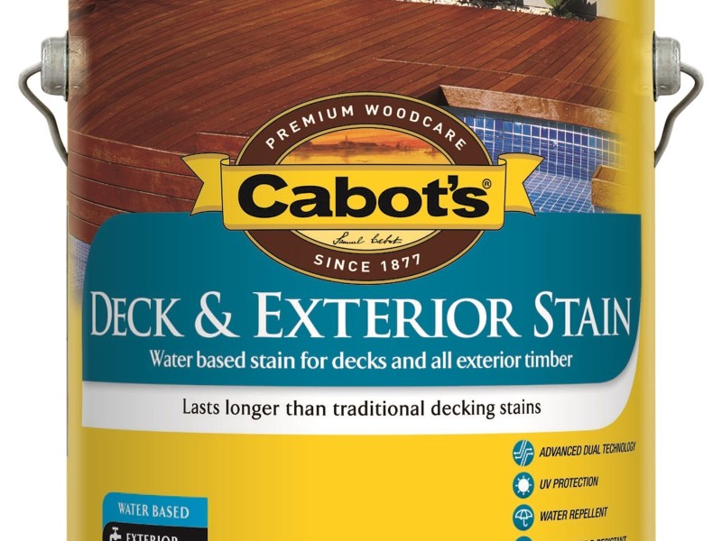 Exterior Cabots Deck Exterior Stain Water Based Woodcare 5L